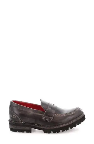 Bed Stu Reina Iii Penny Loafer - Black Rustic