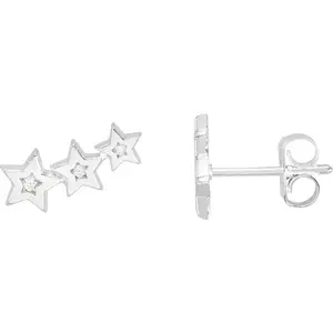 Estée Lauder Star Ear Crawler Earrings - Silver