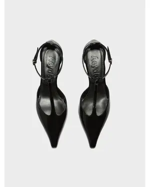 AeydĒ Liz T-strap Pumps - Black