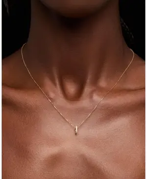 ANA LUISA Solid Gold Diamond Aurora Necklace