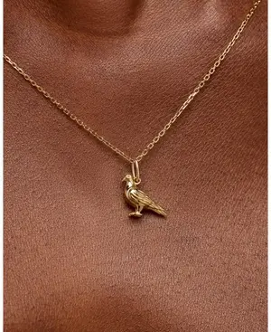 ANA LUISA Solid Pigeon Charm Necklace