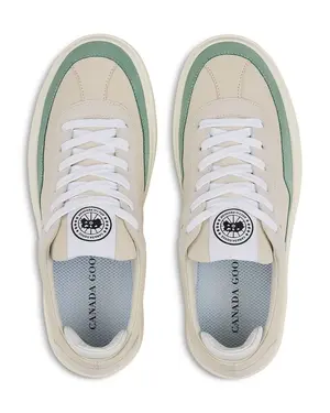 Canada Goose Ossington Leather Sneakers - White/washed Green