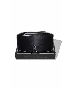 DROWSY Pipe Dreams Silk Sleep Mask - Black