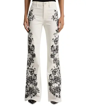 Alice + Olivia White Jeans