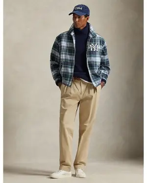 Polo Ralph Lauren Plaid Yankees Oxford Jacket