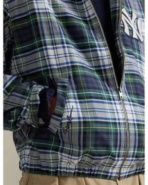 Polo Ralph Lauren Plaid Yankees Oxford Jacket