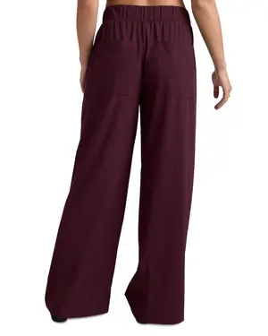 Beyond Yoga Easy Wide Leg Pants - Black Cherry
