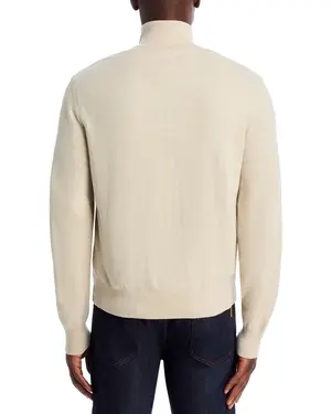 Moncler Padded Wool And Cashmere Zip-up Cardigan - Stone