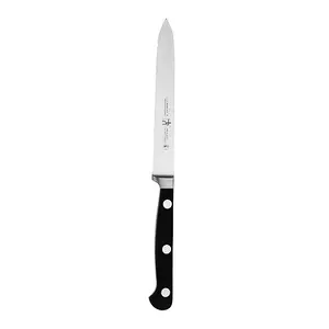 HENCKELS International Classic 5 Serrated Utility Knife - Black