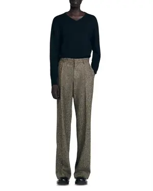 Sandro Wide Leg Trousers