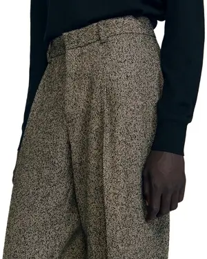 Sandro Wide Leg Trousers