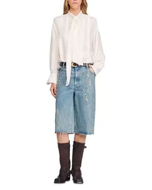 Sandro Silk Shirt