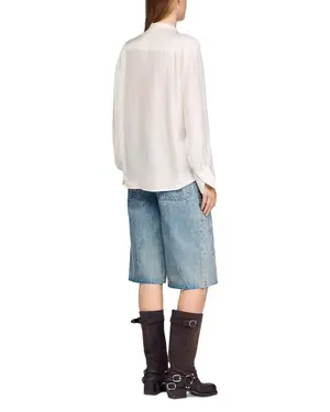 Sandro Silk Shirt