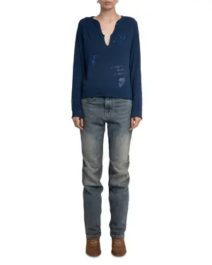 Zadig&Voltaire Tuni Tee - Blueberry