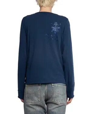 Zadig&Voltaire Tuni Tee - Blueberry