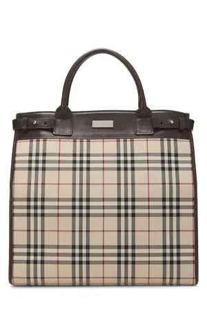 Burberry House Check Convertible Tote