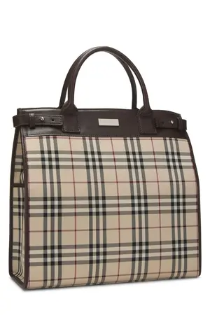 Burberry House Check Convertible Tote