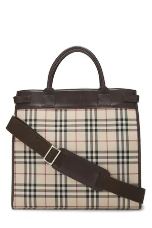Burberry House Check Convertible Tote
