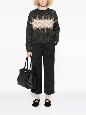Peserico Jacquard-pattern Knit Sweater