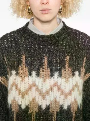 Peserico Jacquard-pattern Knit Sweater