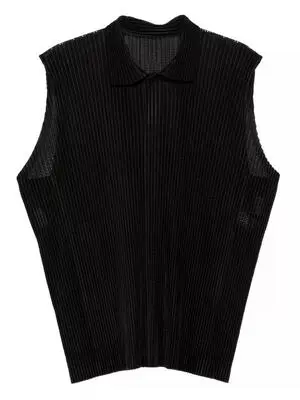 Issey Miyake Pleated Vests For Men