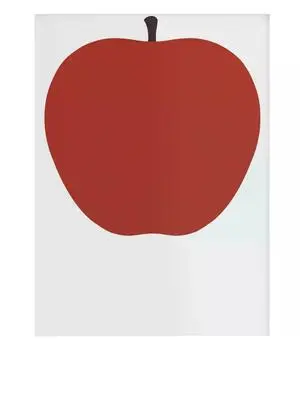 DANESE MILANO Uno La Mela Small Apple Poster - Red