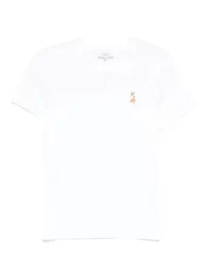 Maison Kitsuné Standing Fox Embroidered T-shirt - White