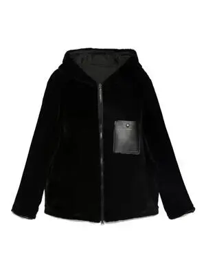 YVES SALOMON Hooded Reversible Jacket