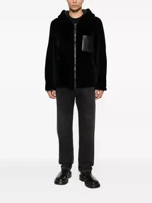 YVES SALOMON Hooded Reversible Jacket