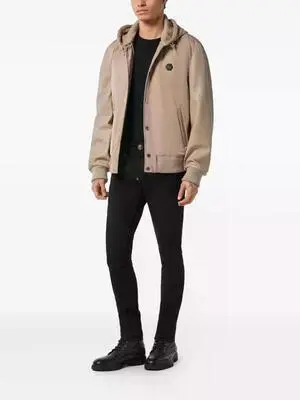 Philipp Plein Hooded Bomber Jacket
