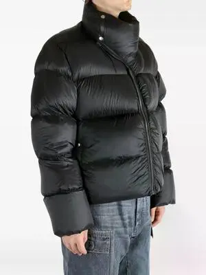 Rick Owens Quilted High-neck Jacket - Black