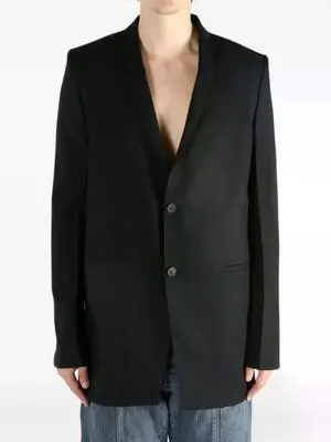 Rick Owens Three-button Back-strap Jacket