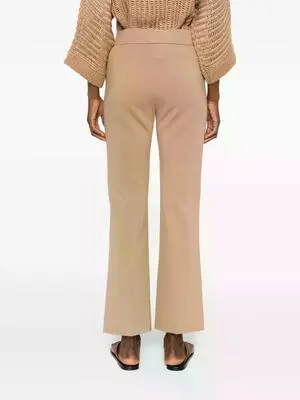 Seductive Central-crease Straight-leg Trousers