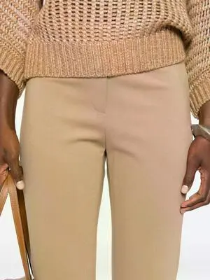Seductive Central-crease Straight-leg Trousers