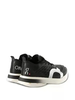 On Low-top Lace-up Sneakers - Black