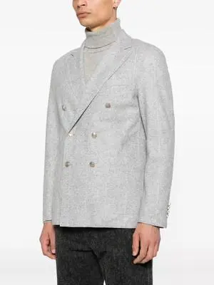 Eleventy Pinstripe Double-breasted Jacket