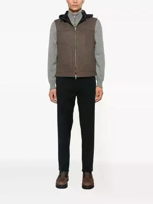 Zegna Raw-edge Trousers - Blue