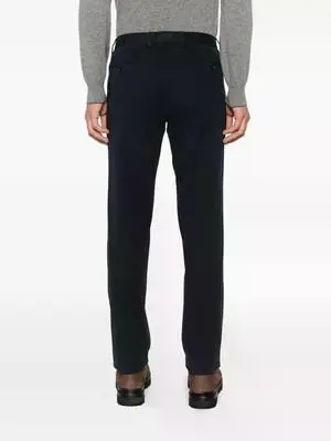 Zegna Raw-edge Trousers - Blue