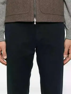 Zegna Raw-edge Trousers - Blue