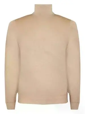 Fedeli High-neck Ribbed-trim Sweater