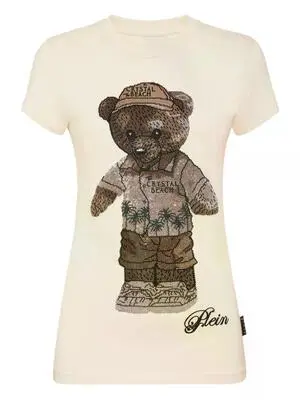Philipp Plein Teddy-bear T-shirt - Neutrals