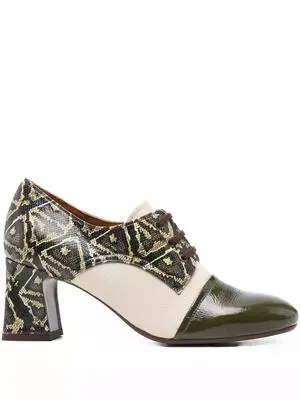 Chie Mihara 70mm Fadri Patterned Block-heel Pumps