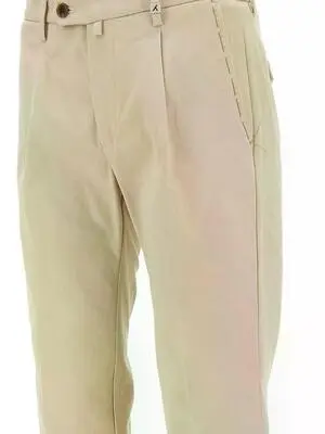MYTHS Pleated Cotton-blend Chinos
