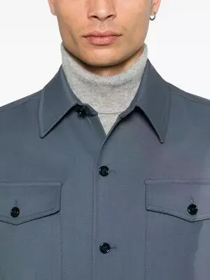 LARDINI Button-fastening Flap-pocket Jacket