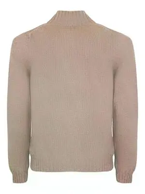 Fedeli Ribbed-trim Wool-cashmere Blend Turtleneck Sweater - Neutrals
