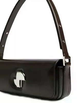 PATOU Le Lock Leather Shoulder Bag