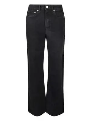 Stella McCartney Lace-insert High-rise Jeans