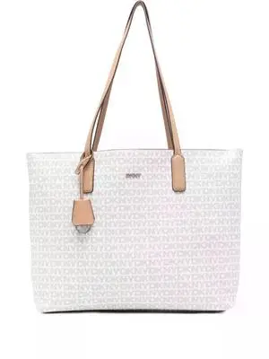 Dkny Logo-pattern Tote Bag