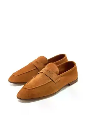 SOPHIQUE MILANO Suede Penny Loafers