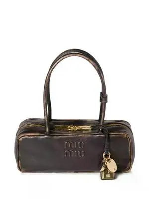 Miu Miu Logo-embossed Tote Bag